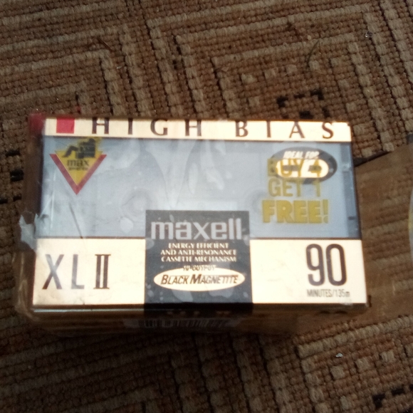 Maxell | Media | Maxell Xl Ii 9 High Bias Blank Audio Cassette Tape ...